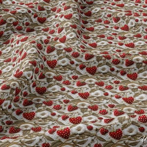 3d Strawberry Seamless Pattern, Strawberries Digital Paper for Fabric ...