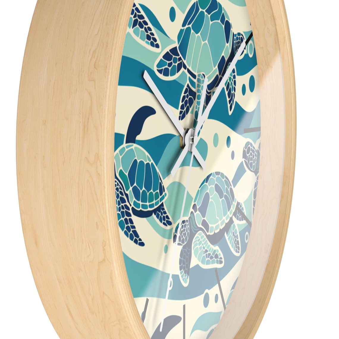 Clock Sea Turtle Clock for Coastal Home Clock Beach House Decor Turtle ...