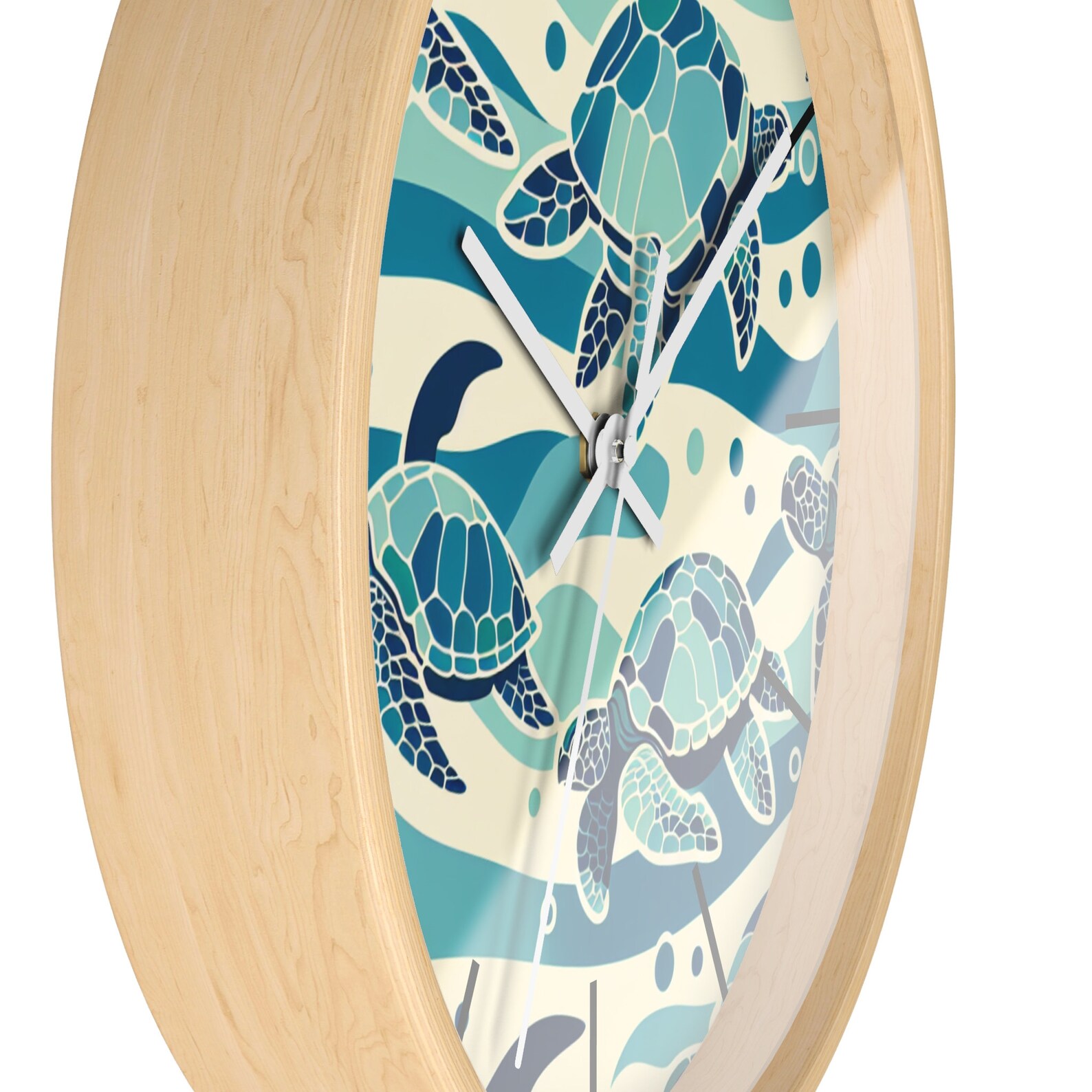 Clock Sea Turtle Clock for Coastal Home Clock Beach House Decor Turtle ...