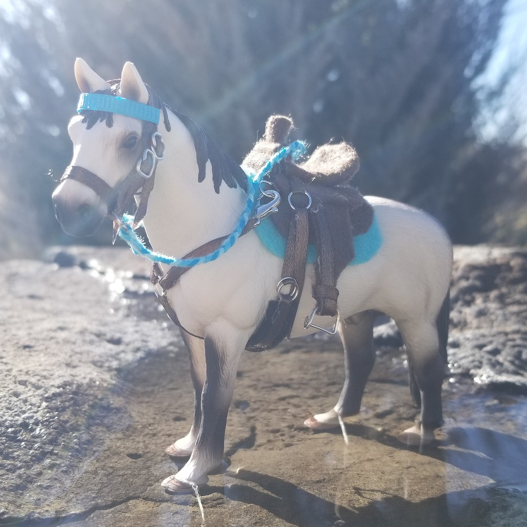 Schleich Blue Western Set for 1:24 Scale Model Horses. - Etsy