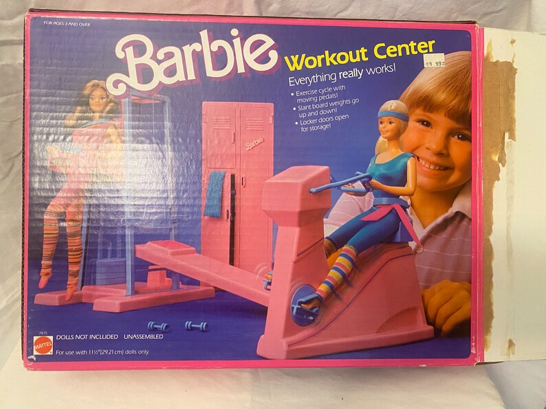 1984 Barbie Workout Center box Included Good Condition - Etsy