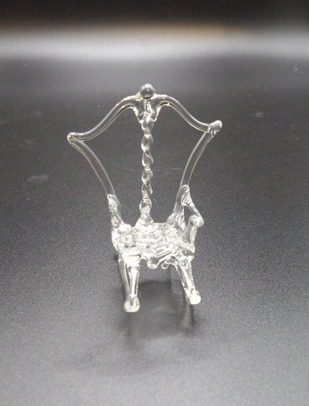 Vtg Handblown Glass Rocking Chair Very Small and Delicate - Etsy
