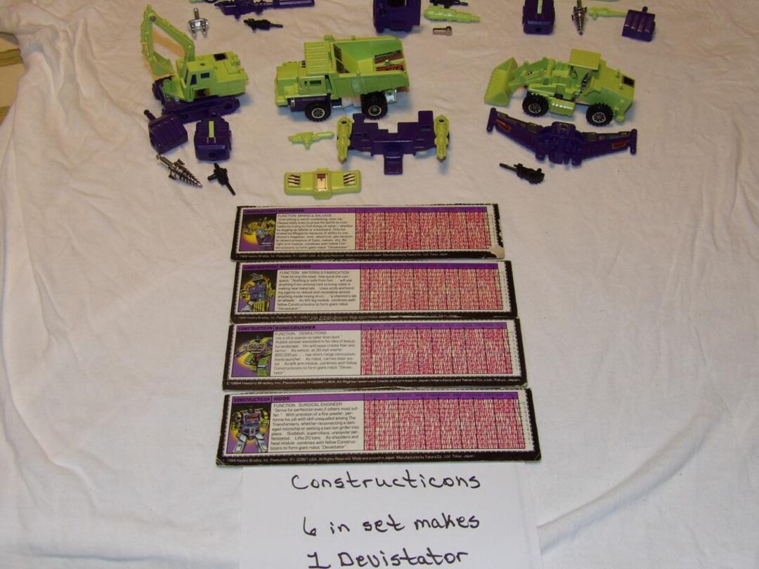 Transformers G1 Constructicons Scavenger Toy - Etsy