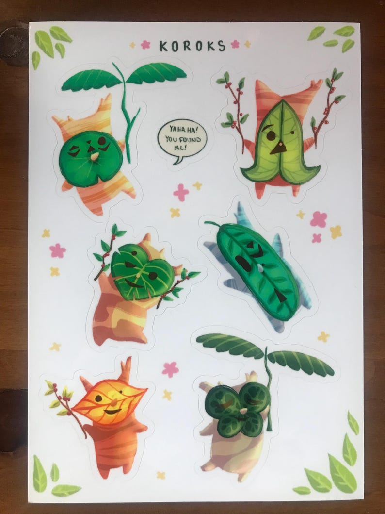 Sticker Sheet| Legend of Zelda Tears of the Kingdom/ Breath of the Wild ...