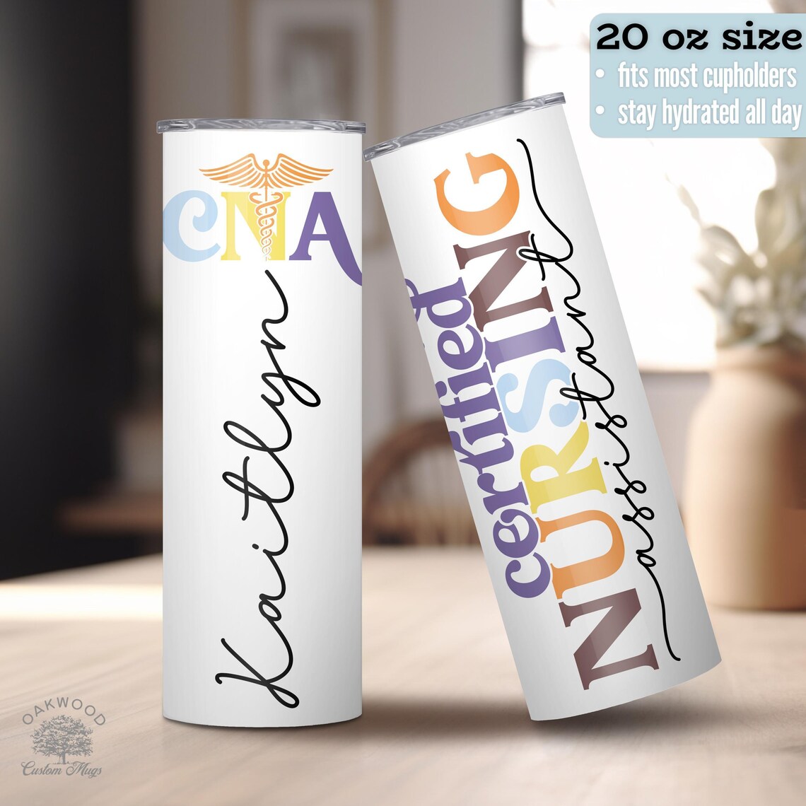 Personalized CNA Tumbler, Custom Certified Nursing Assistant Gift for ...