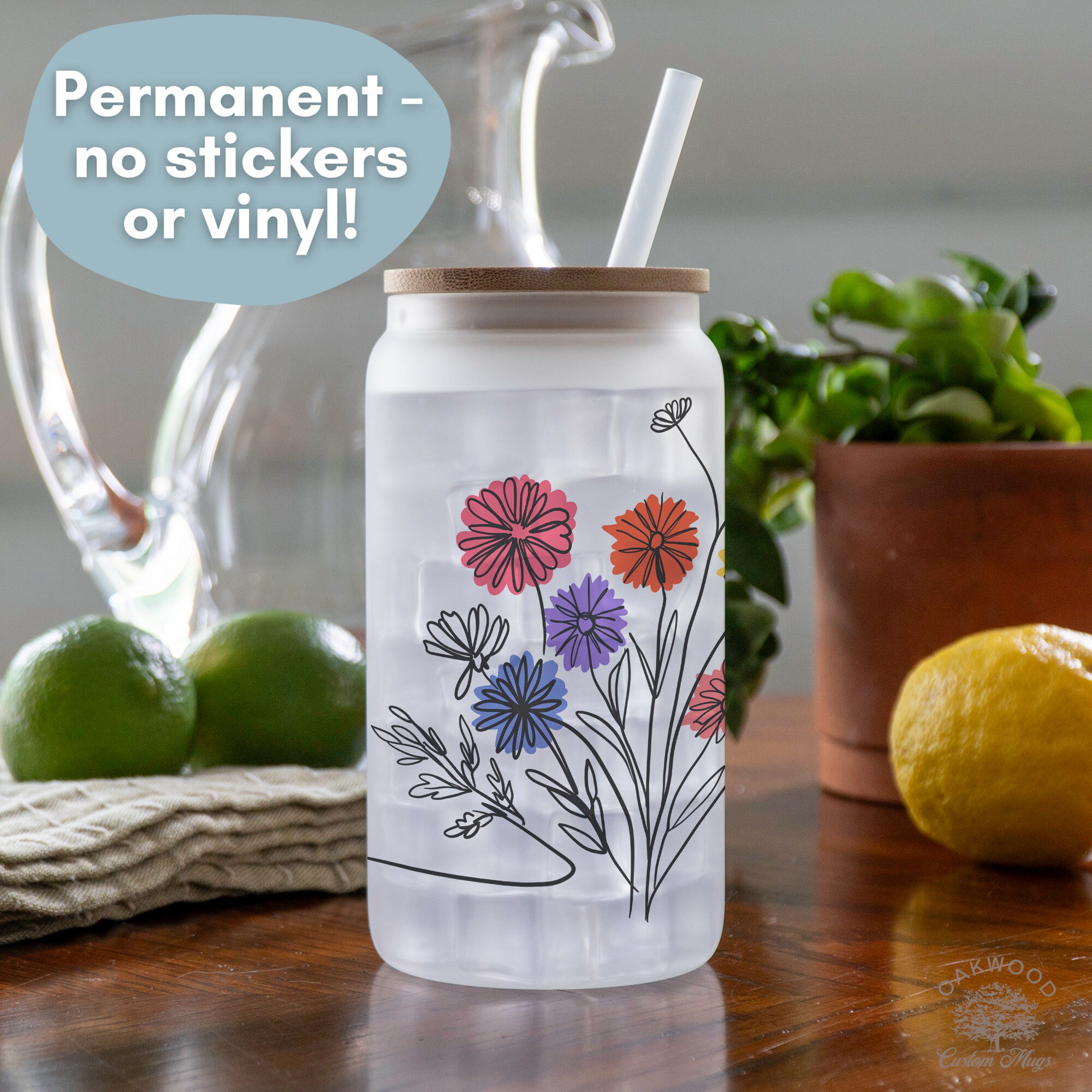 Personalized Meme Frosted Glass With Grandkids Names, Custom Meme ...