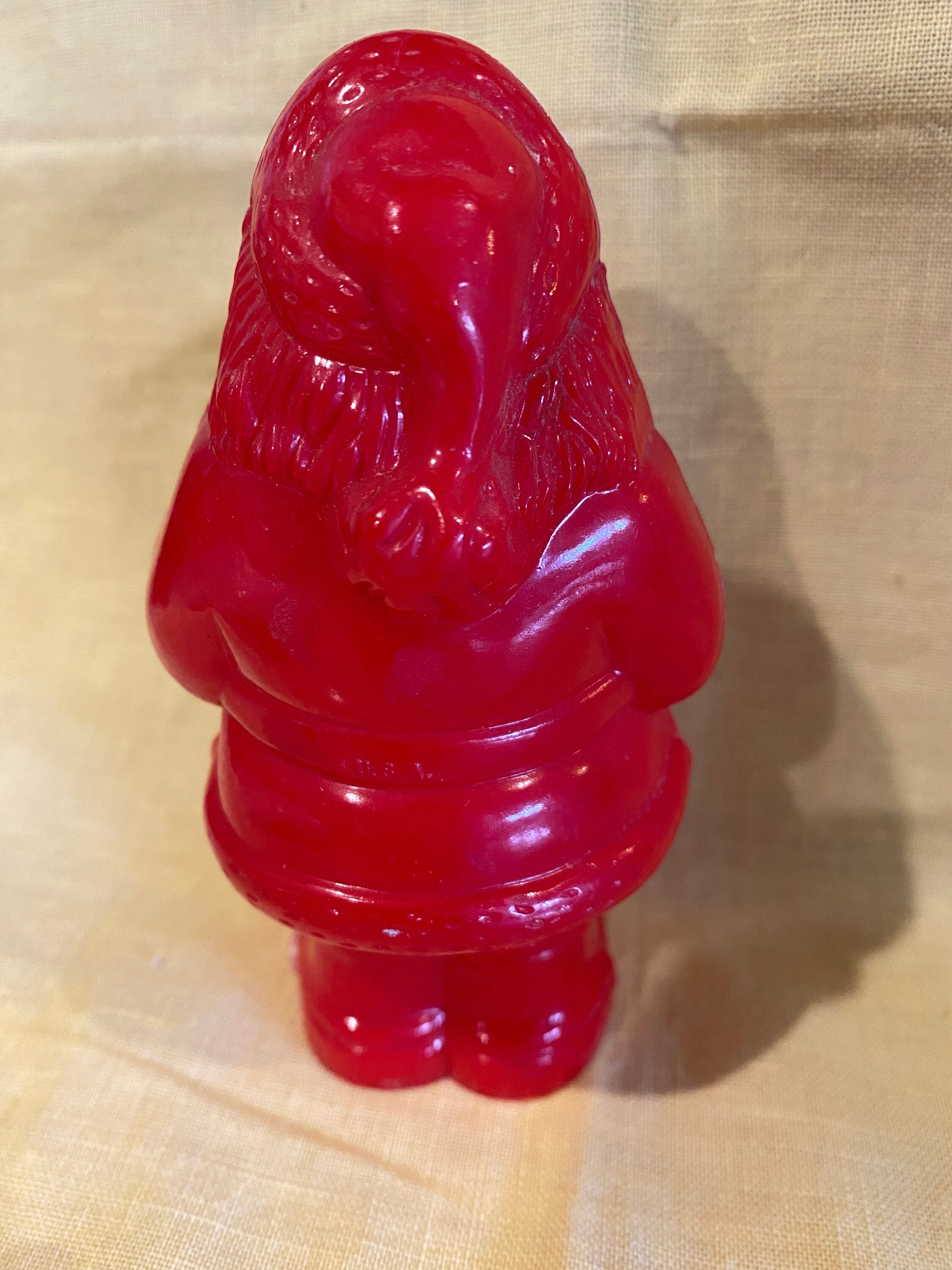 1960s Vintage Christmas Rattle Toy Santa Claus - Etsy