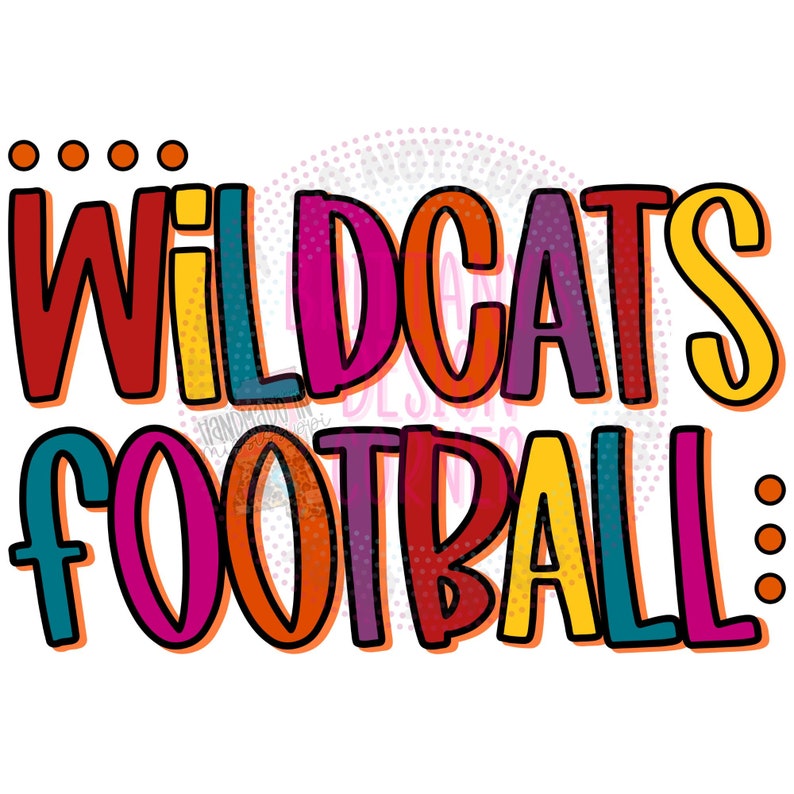 Wildcats Football Png, School Mascot Png, Tshirt Design Png, Fall ...
