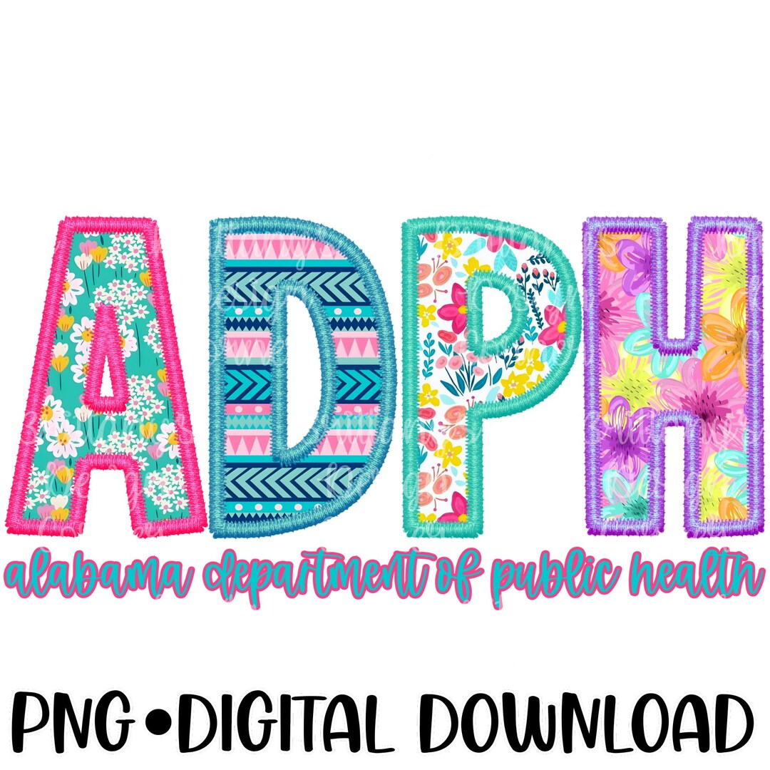 Adps Faux Embroidery Spring Png, Png, Sublimation, Instant Download ...