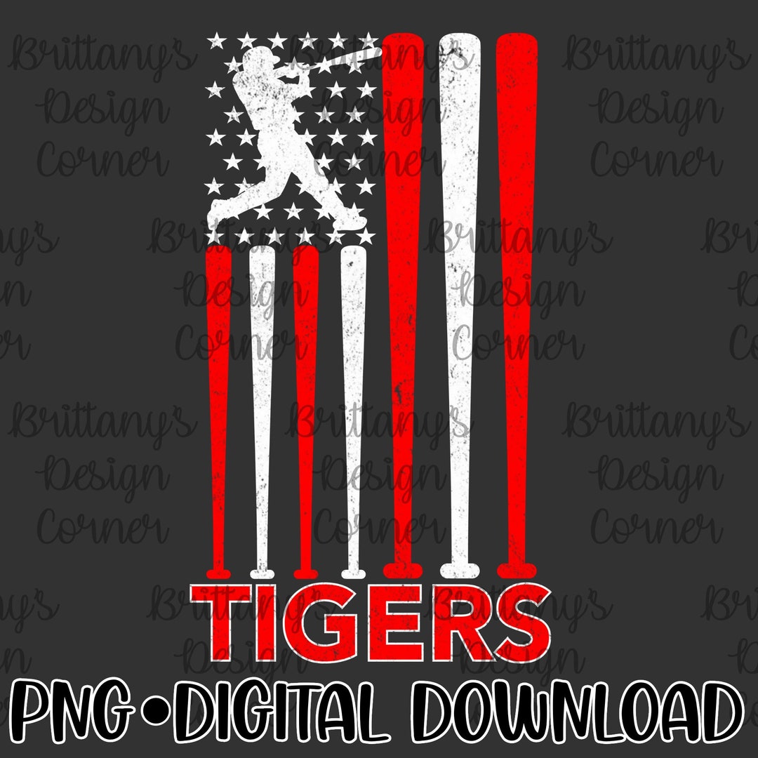 Tigers Png, School Mascot Png, Baseball Png, Tiger Mascot Png, Digital ...
