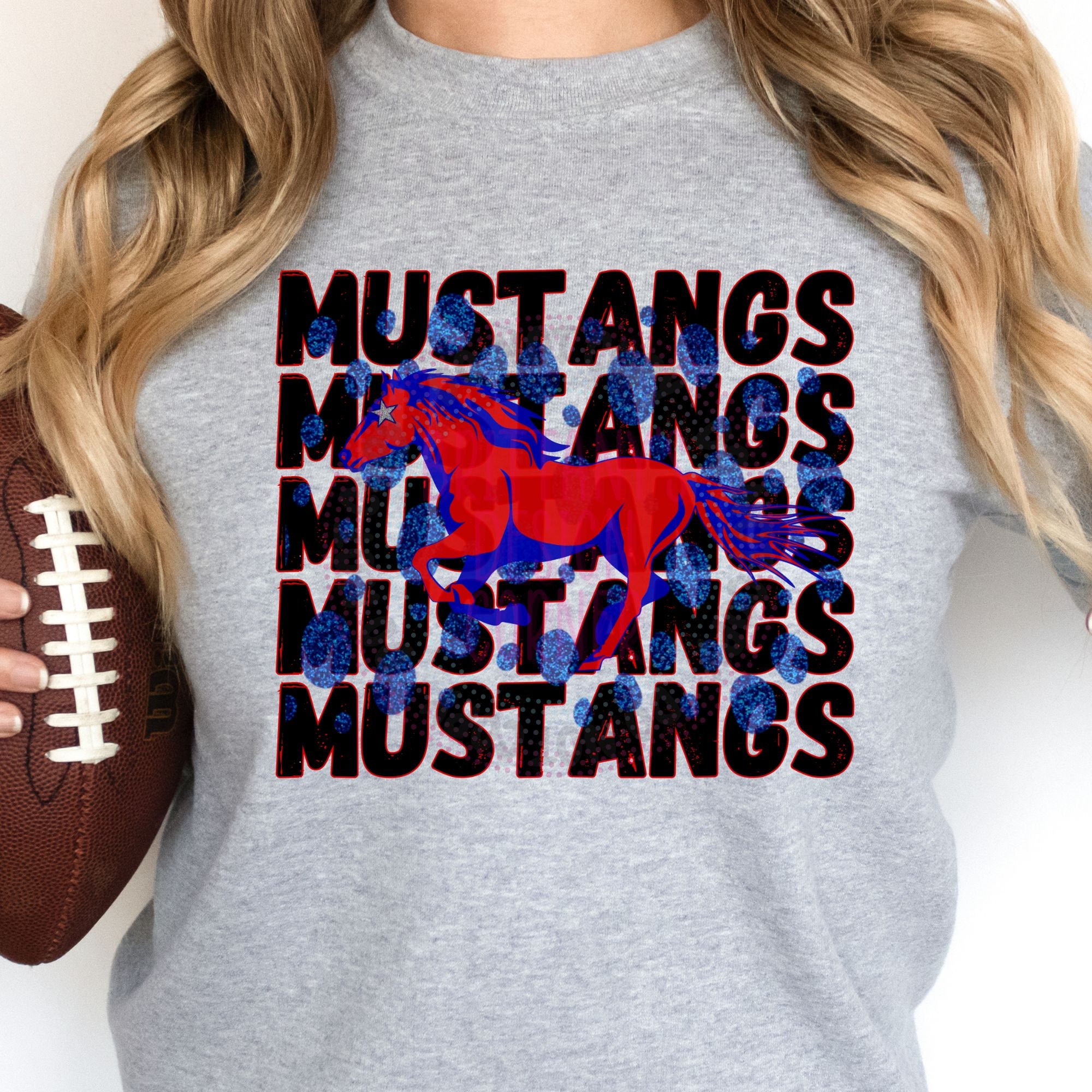 Mustangs School Mascot Png, School Spirit Png, Digital Download ...