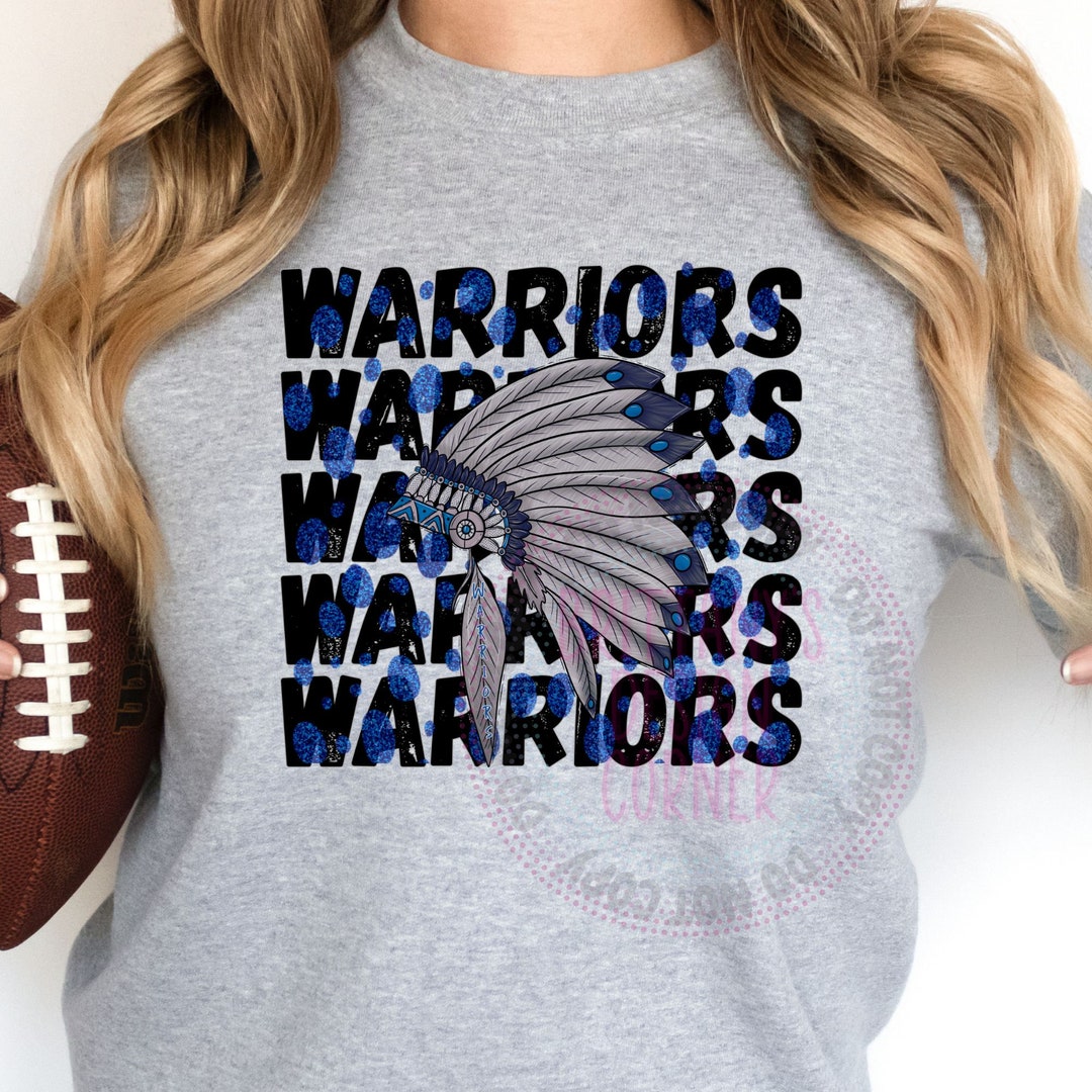 Warriors School Mascot Png, School Spirit Png, Digital Download Png ...