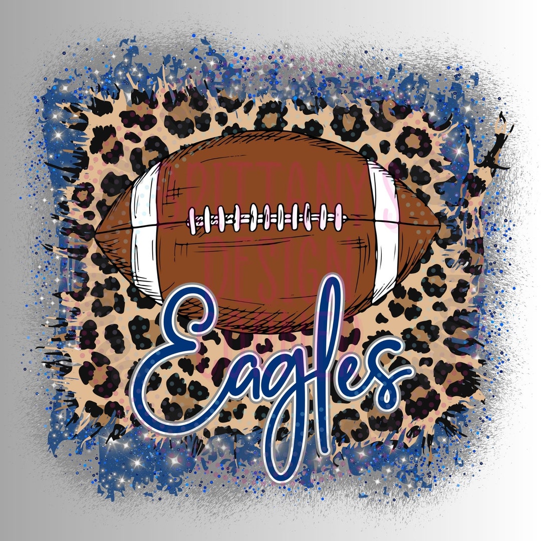 Eagles Football Png, Leopard Print, Football, Digital Download Png - Etsy