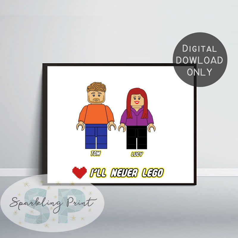 Custom Legos Couple - Etsy