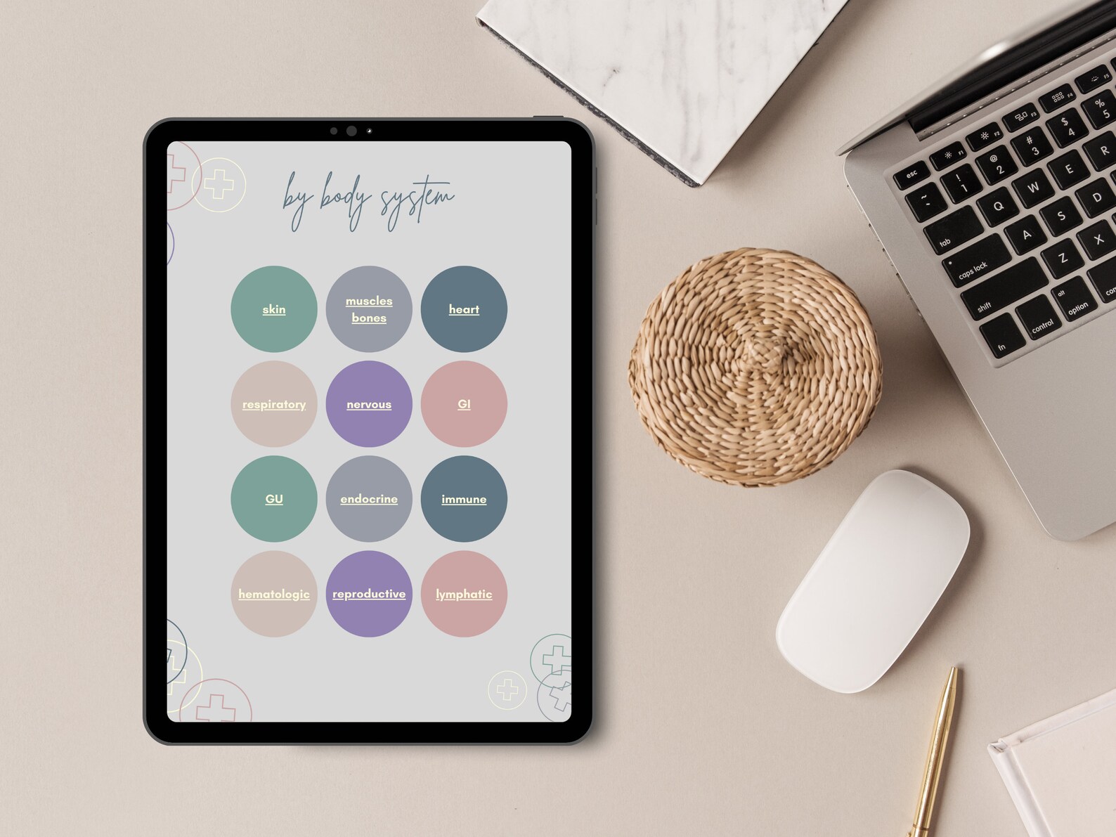 Digital Nursing School Student Notetaking Workbook | 130+ Pages ...
