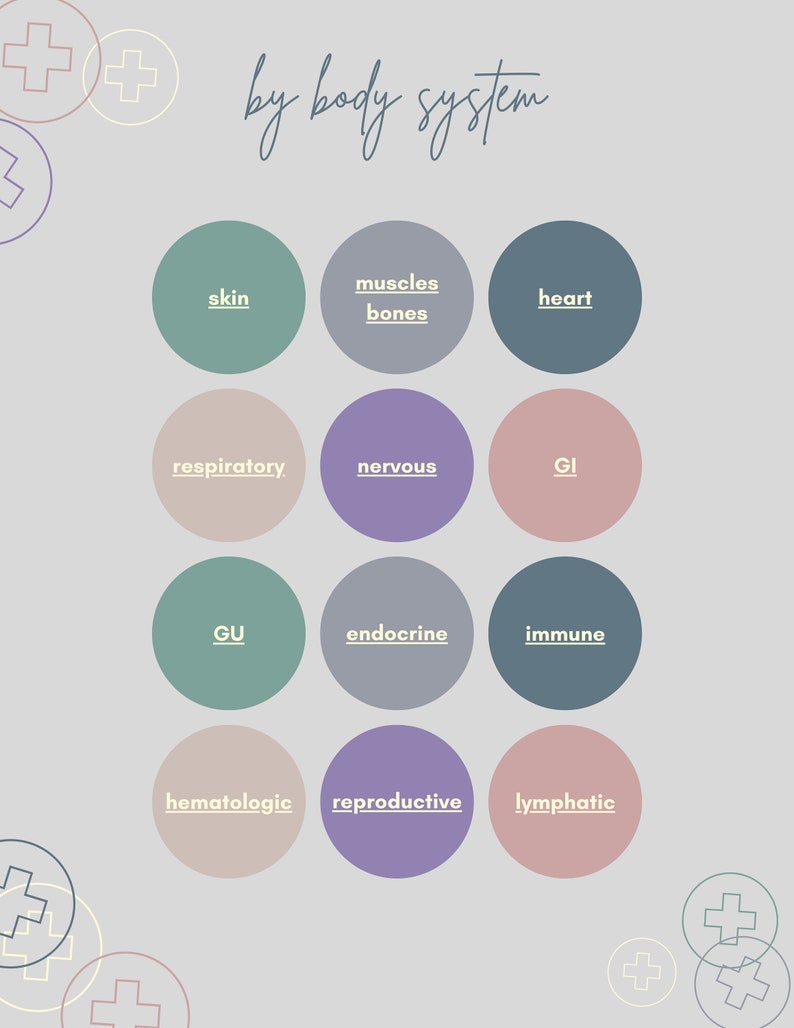 Digital Nursing School Student Notetaking Workbook | 130+ Pages ...