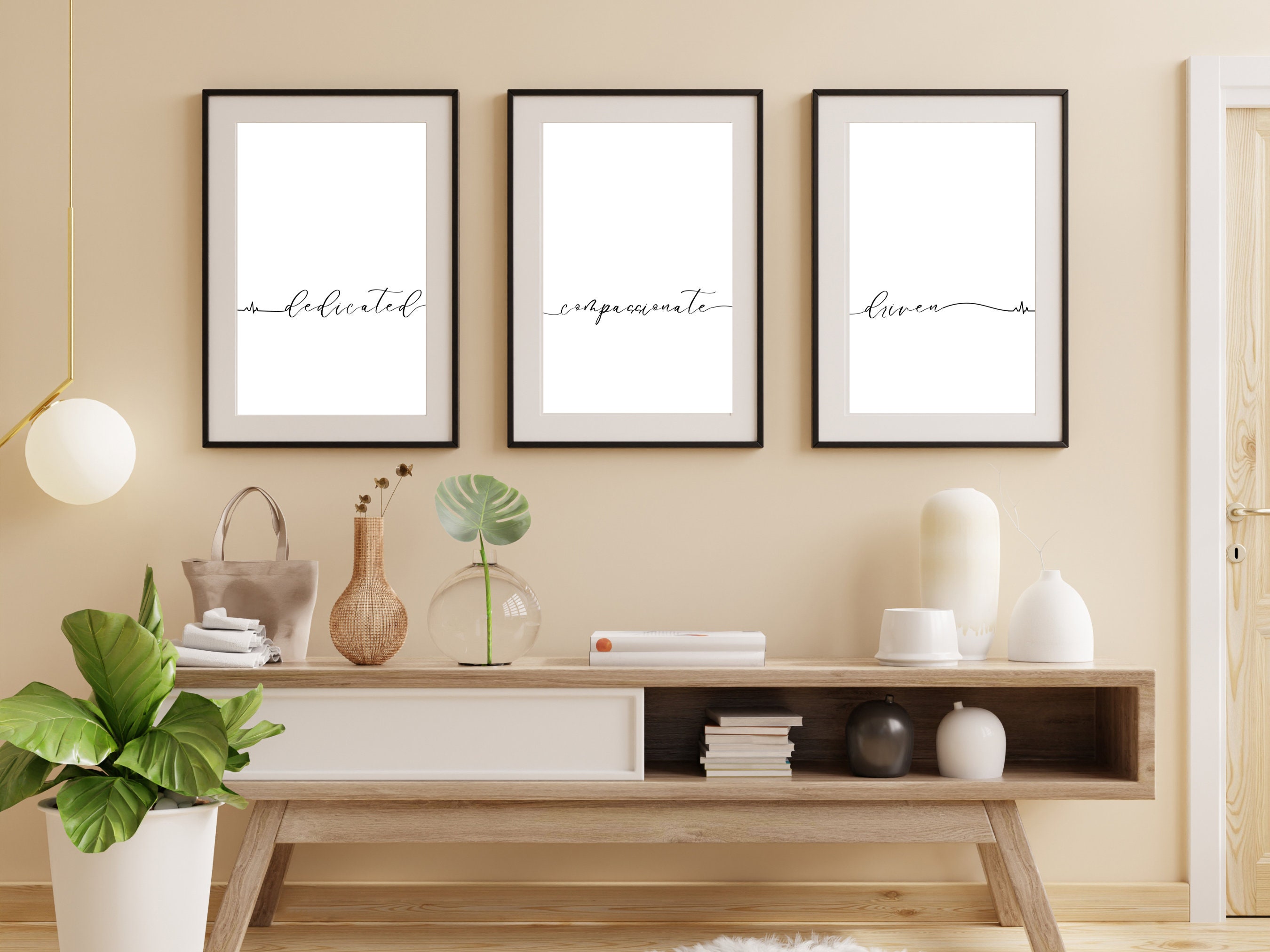 Healthcare Nursing Inspirational Wall Art | Minimalist Design | Medical ...