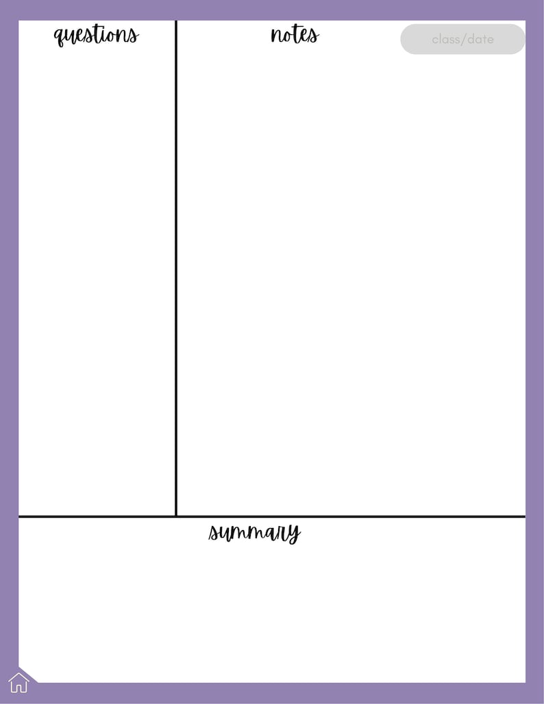Digital Nursing School Student Notetaking Workbook | 130+ Pages ...
