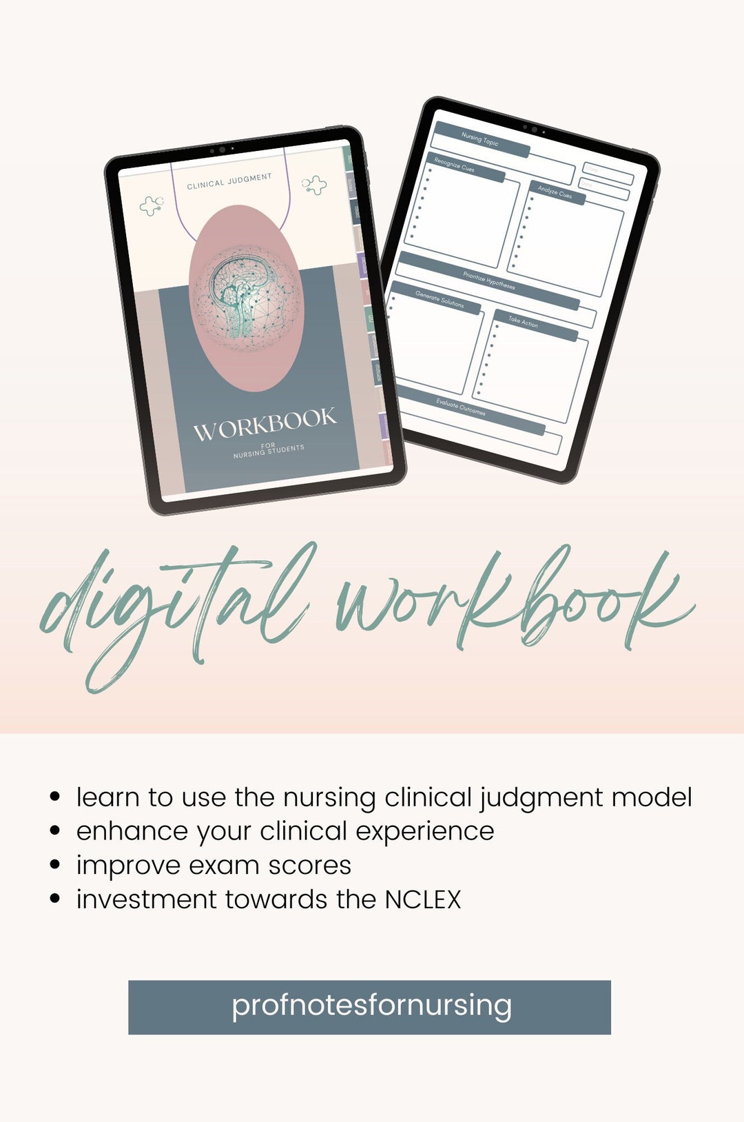 Digital Nursing School Workbook Using the Nursing Clinical Judgment ...