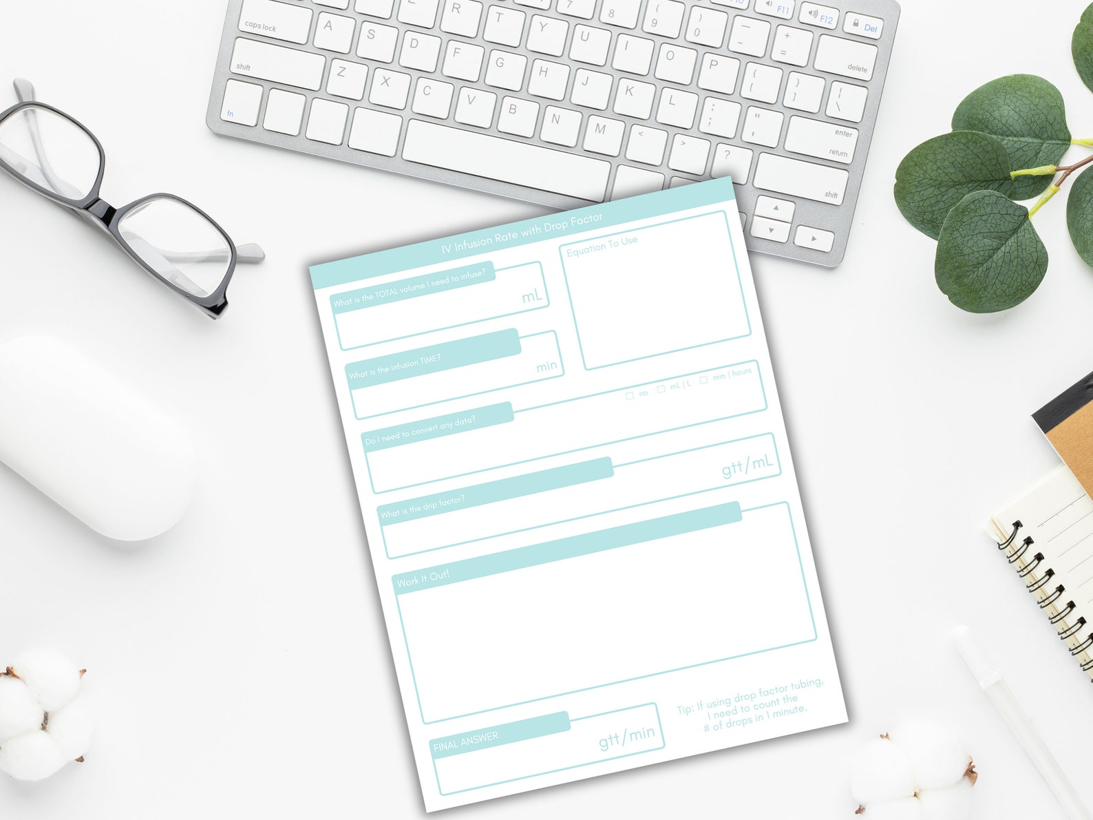 Dosage Calculation Nursing Templates | Nursing Math Worksheets ...