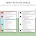 Nursing School SBAR Sheet | Med Surg Nurse Report | Clinical Simulation Aid | PDF Instant ...
