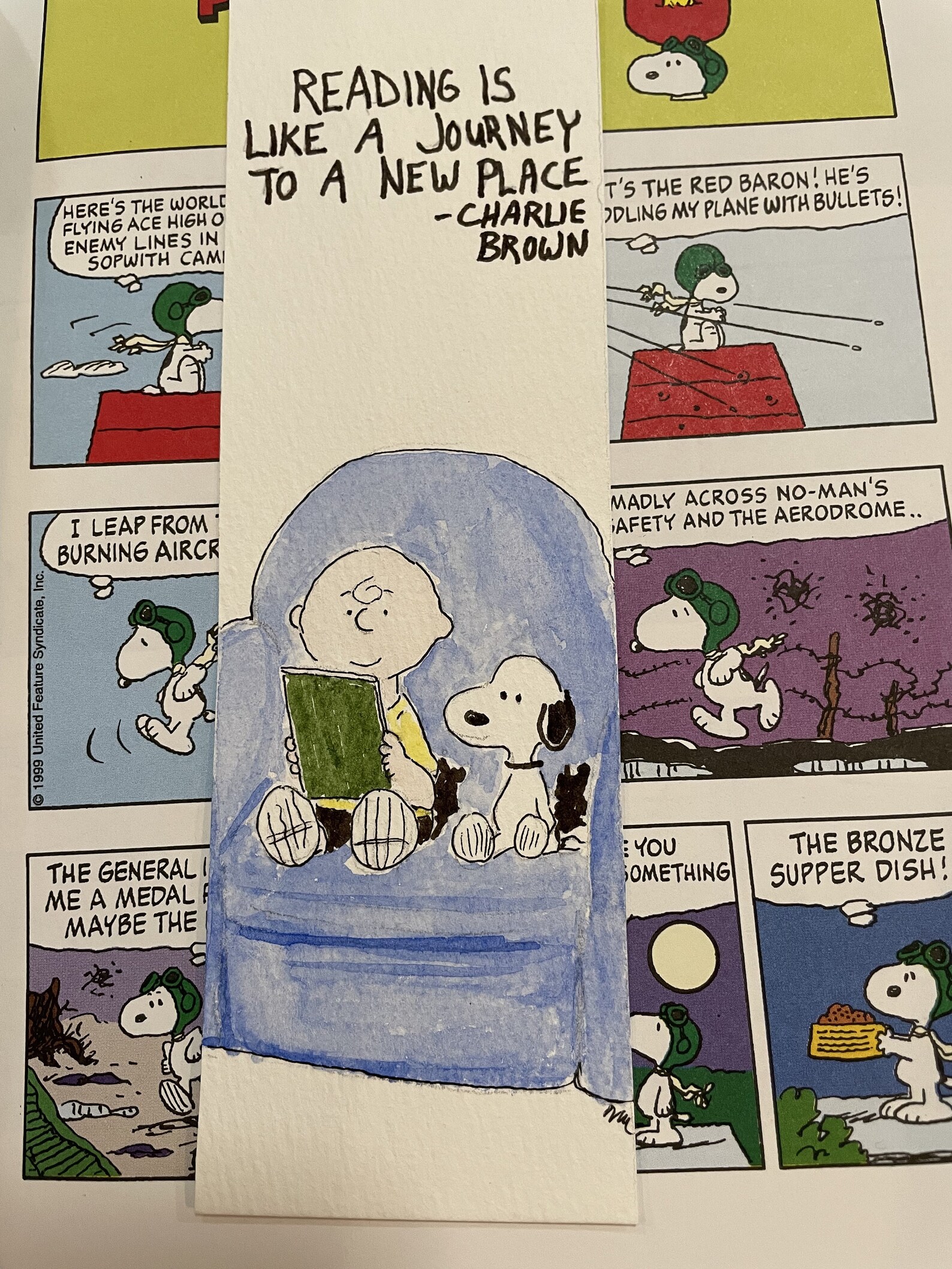 Snoopy Bookmarks, Calvin and Hobbes Bookmarks - Etsy