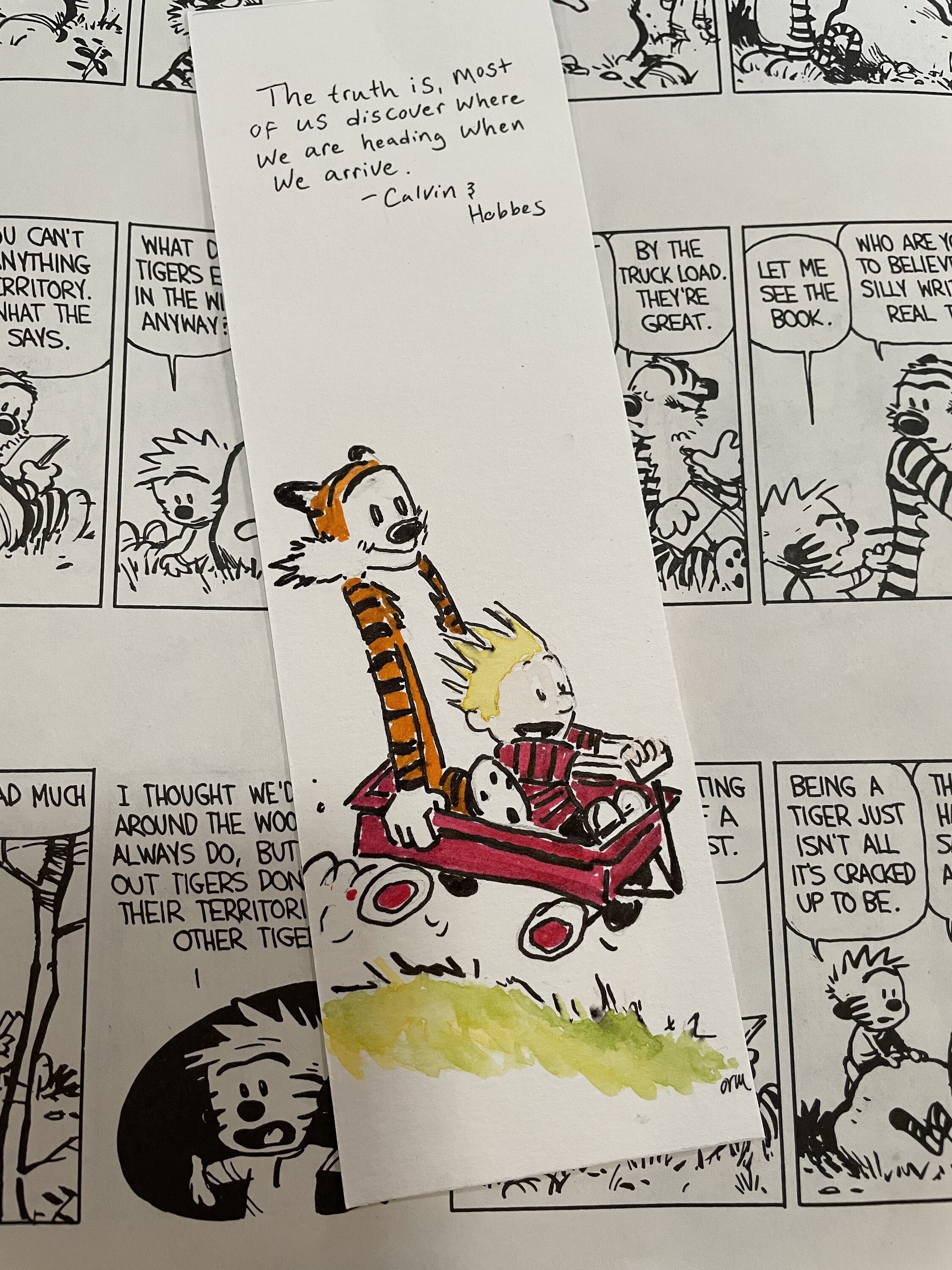 Snoopy Bookmarks, Calvin and Hobbes Bookmarks - Etsy