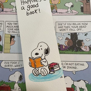Snoopy Bookmarks, Calvin and Hobbes Bookmarks - Etsy