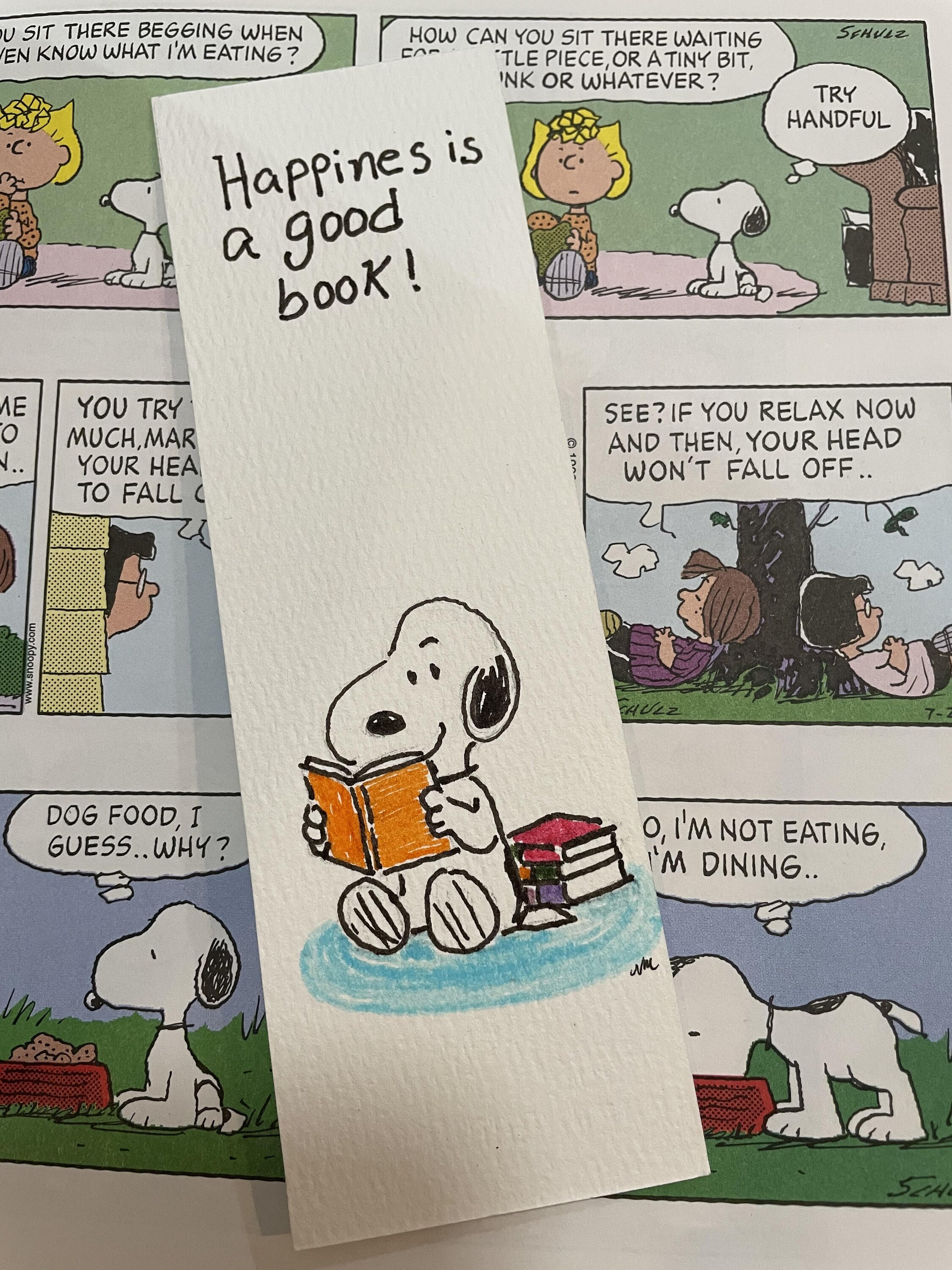 Snoopy Bookmarks, Calvin and Hobbes Bookmarks - Etsy