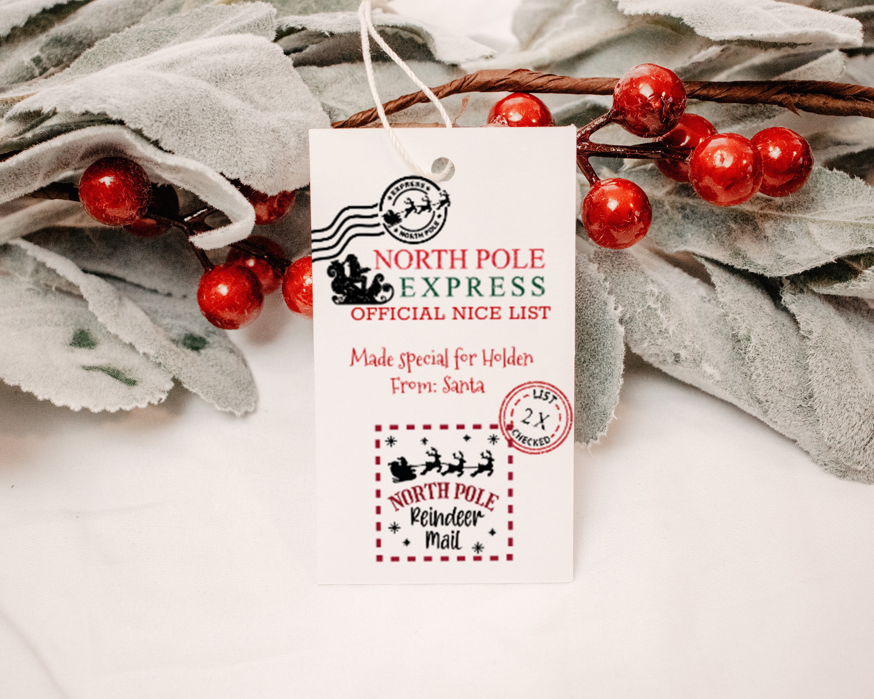 Christmas Printable Gift Tags With Santa, Christmas Gift Tags ...