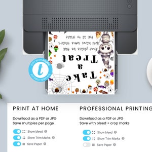 Printable Halloween Candy Bowl Sign Out of Candy Sign Halloween Take ...