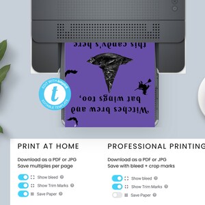 Printable Halloween Candy Bowl Sign Out of Candy Sign Halloween Take ...