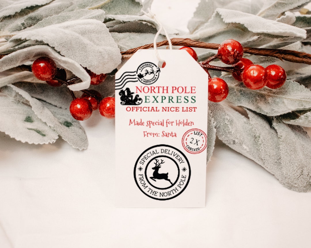 Christmas Printable Gift Tags With Santa, Christmas Gift Tags ...