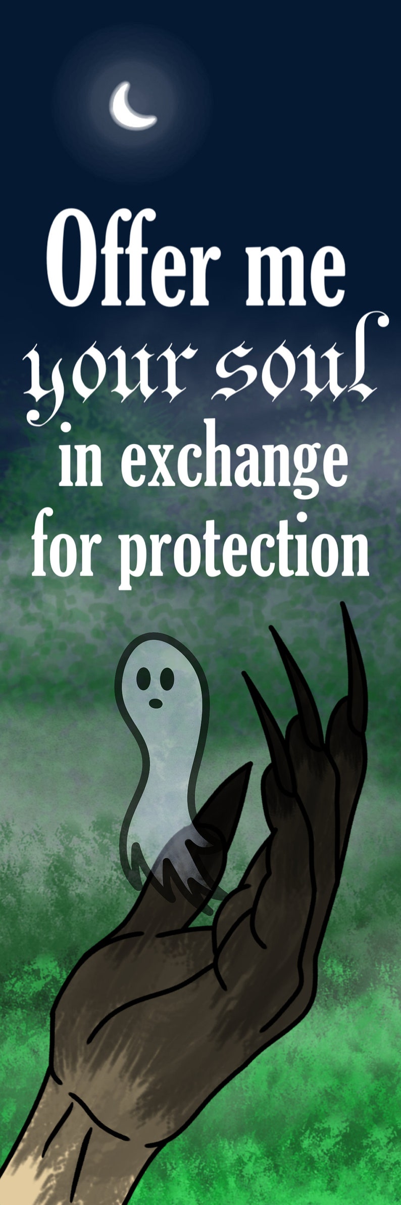 Dark Romance Bookmarks Her Soul to Take by Harley Laroux - Etsy