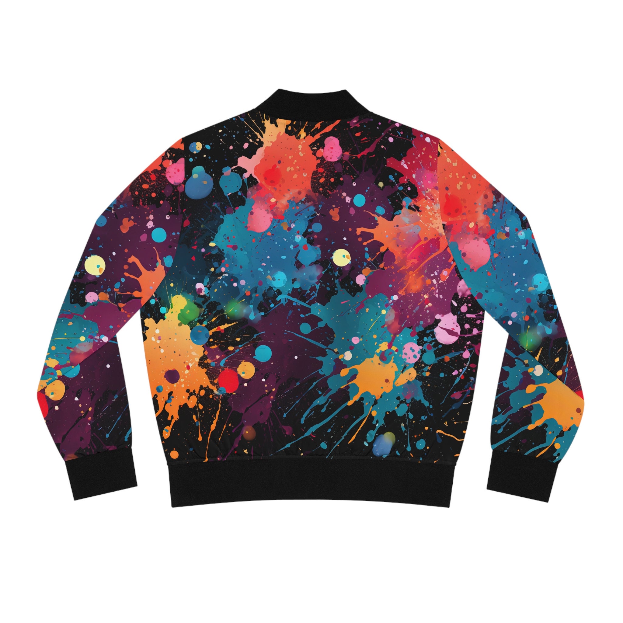 Women's Bomber Jacket Paint Splatter sold by Bharat Chaudhary | SKU ...