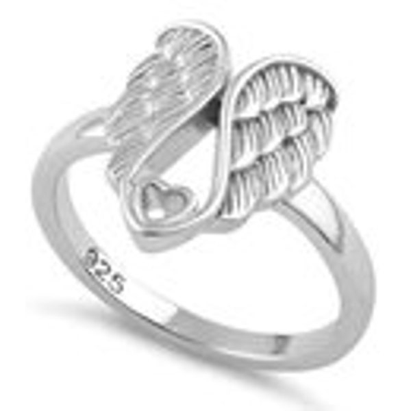 Angel Wings Ring - Etsy