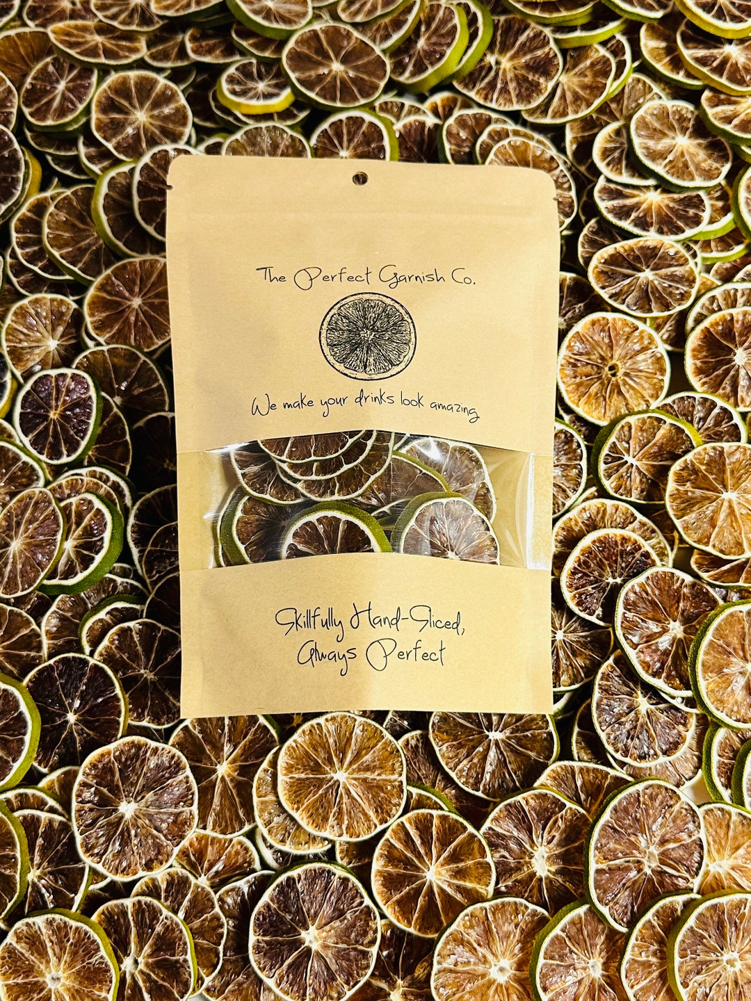 The Perfect Garnish Co. Dehydrated Lime Wheels Natural Frui - Etsy