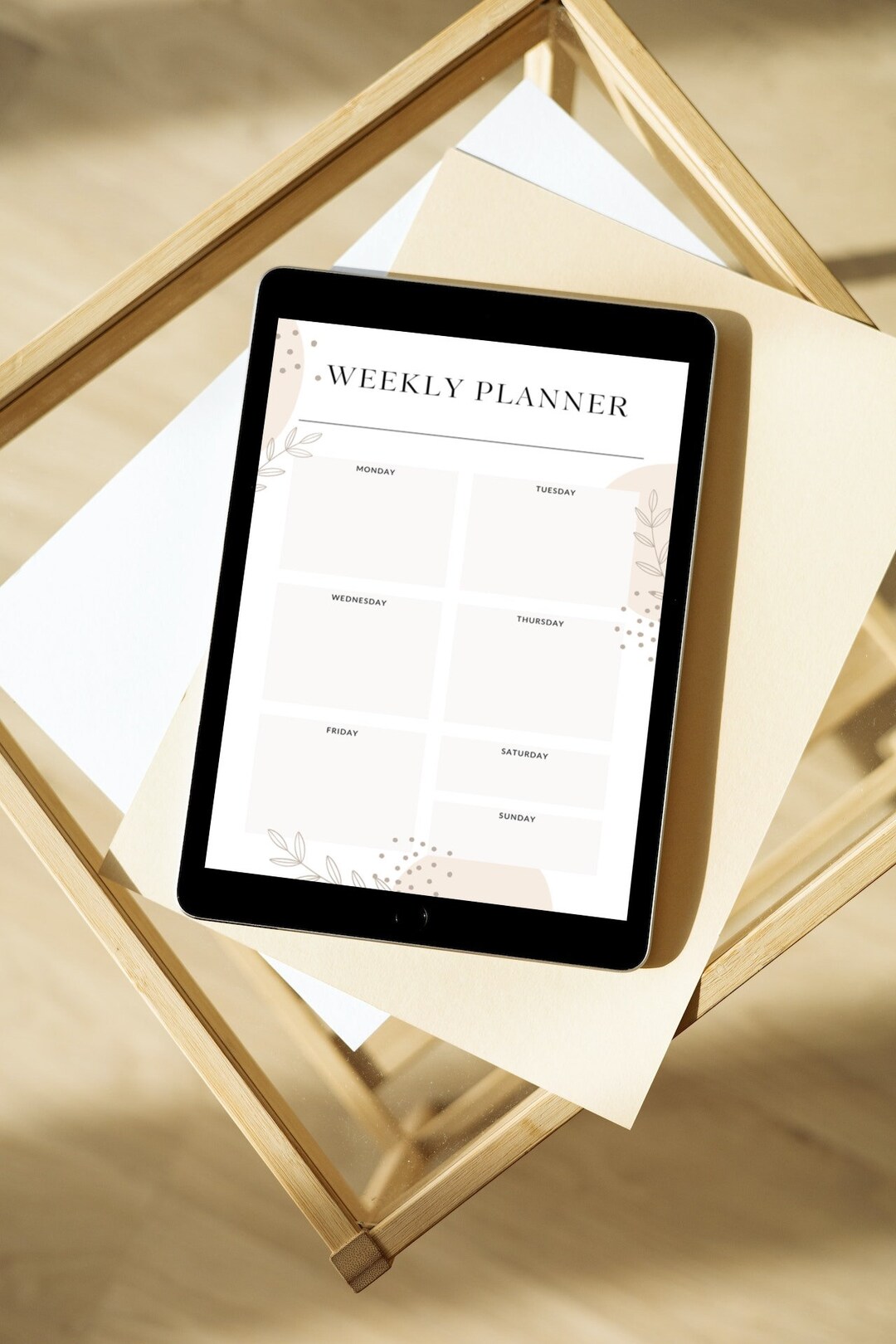 Weekly Planner Printable to Do List, Minimal Weekly Schedule, Weekly ...