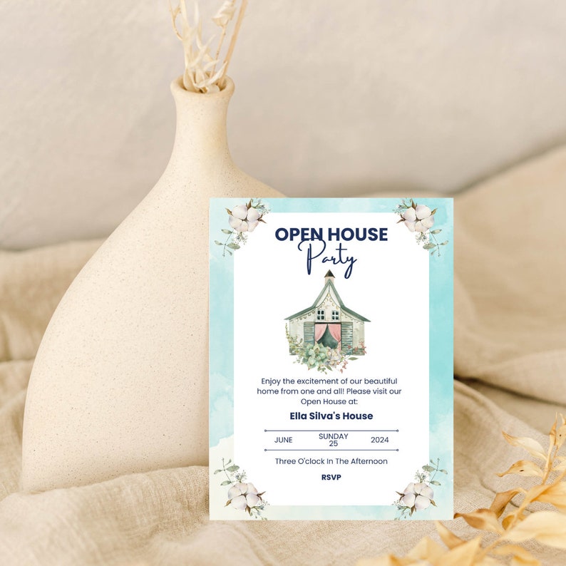 Printable Open House Party Invitation - Etsy