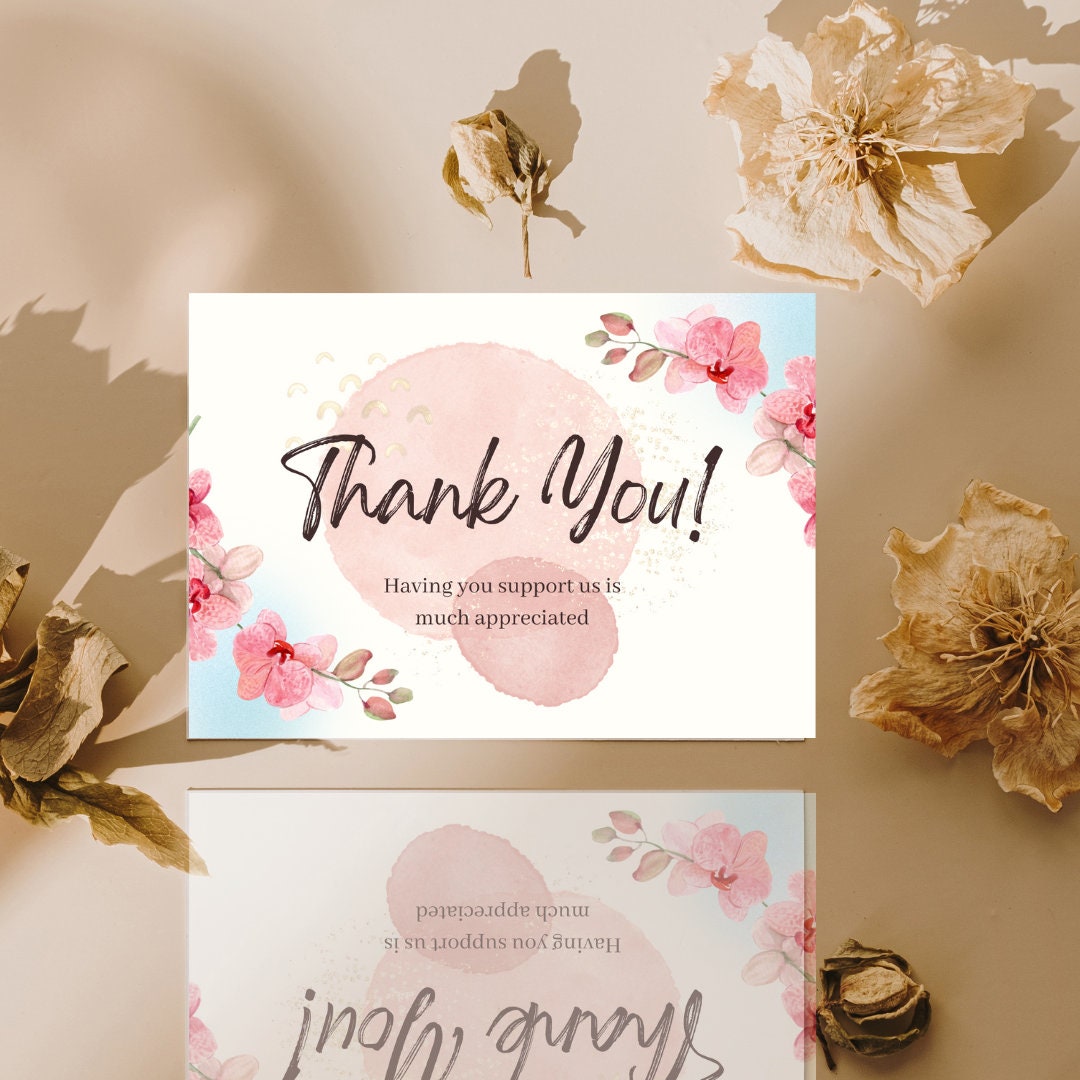 Express Gratitude in Style With Our Printable Thank You Cards | Unique ...