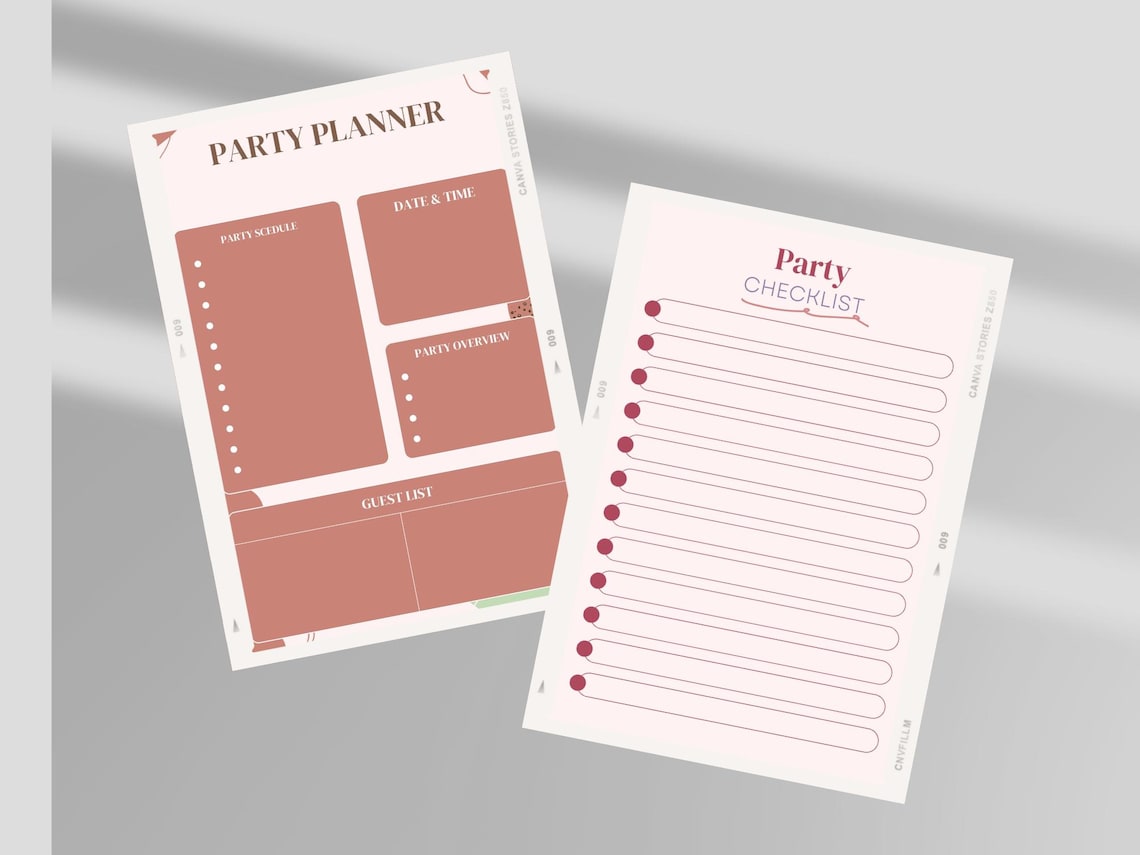 Ultimate Printable Party Planner | Event Organizer | Party Planning ...