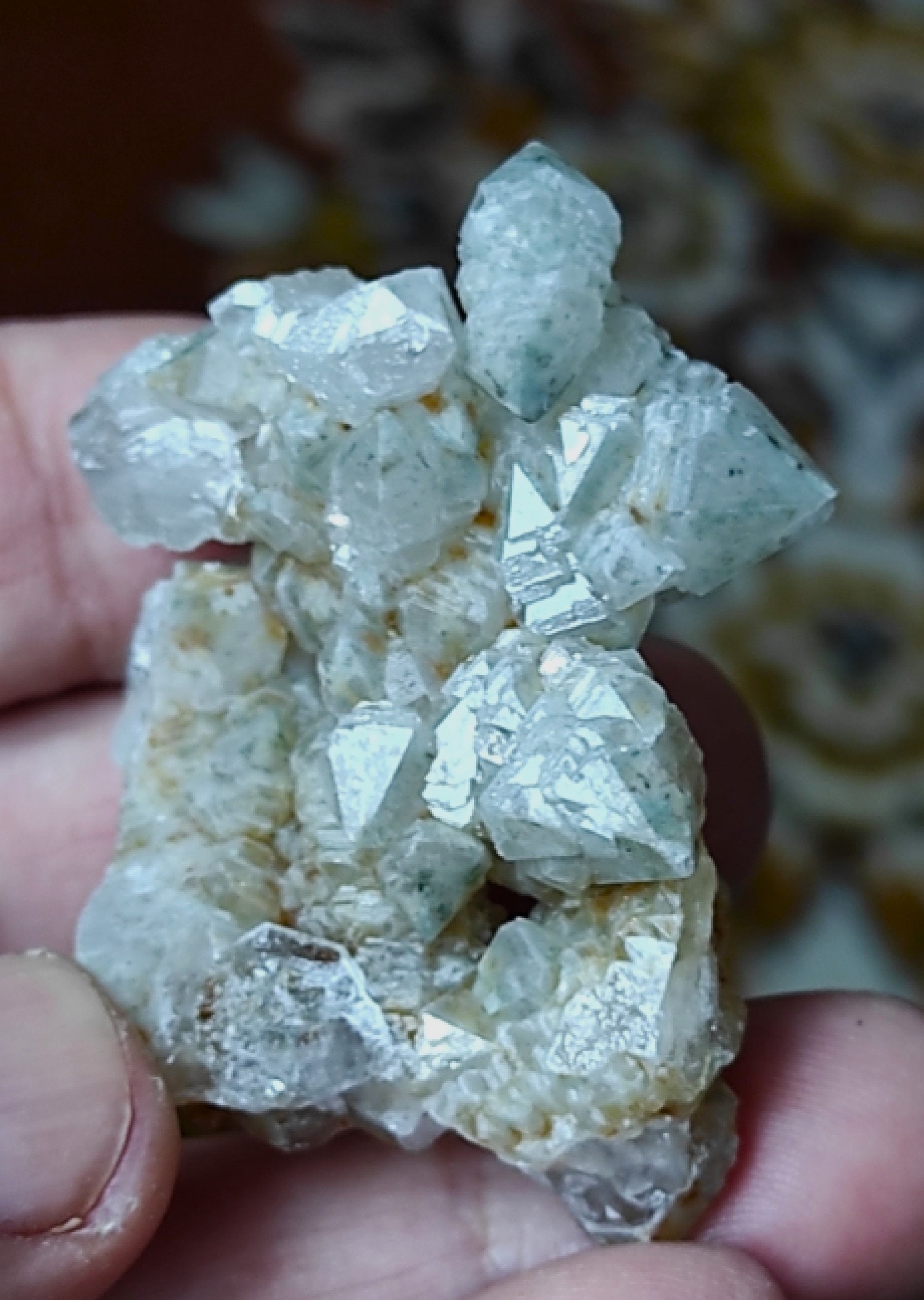 Amazing Double Terminated Quartz Split Crystals With Green Chlorite ...