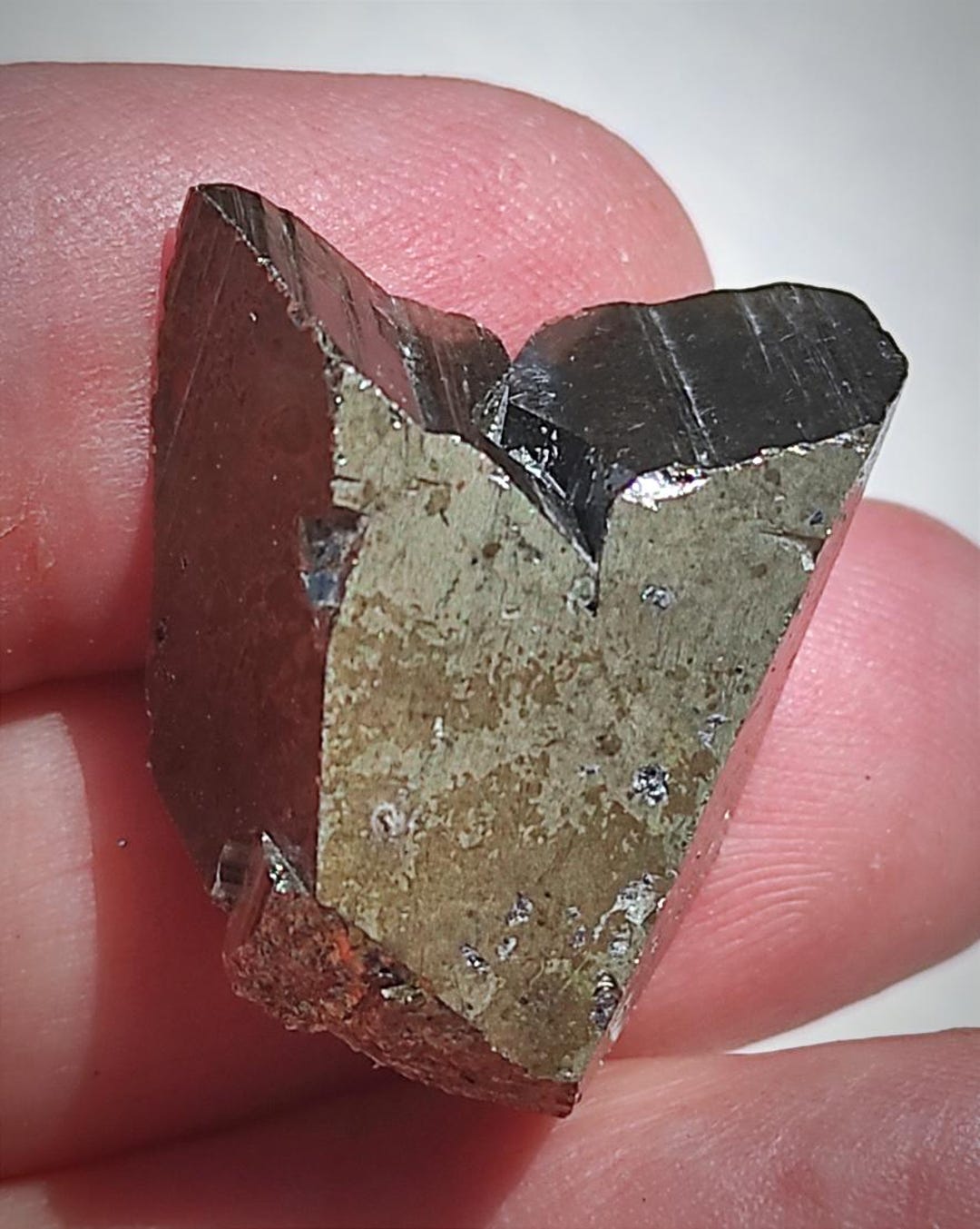 Stunning Twins of Brilliant Pyrite With Irregular Crystal Shapes ...