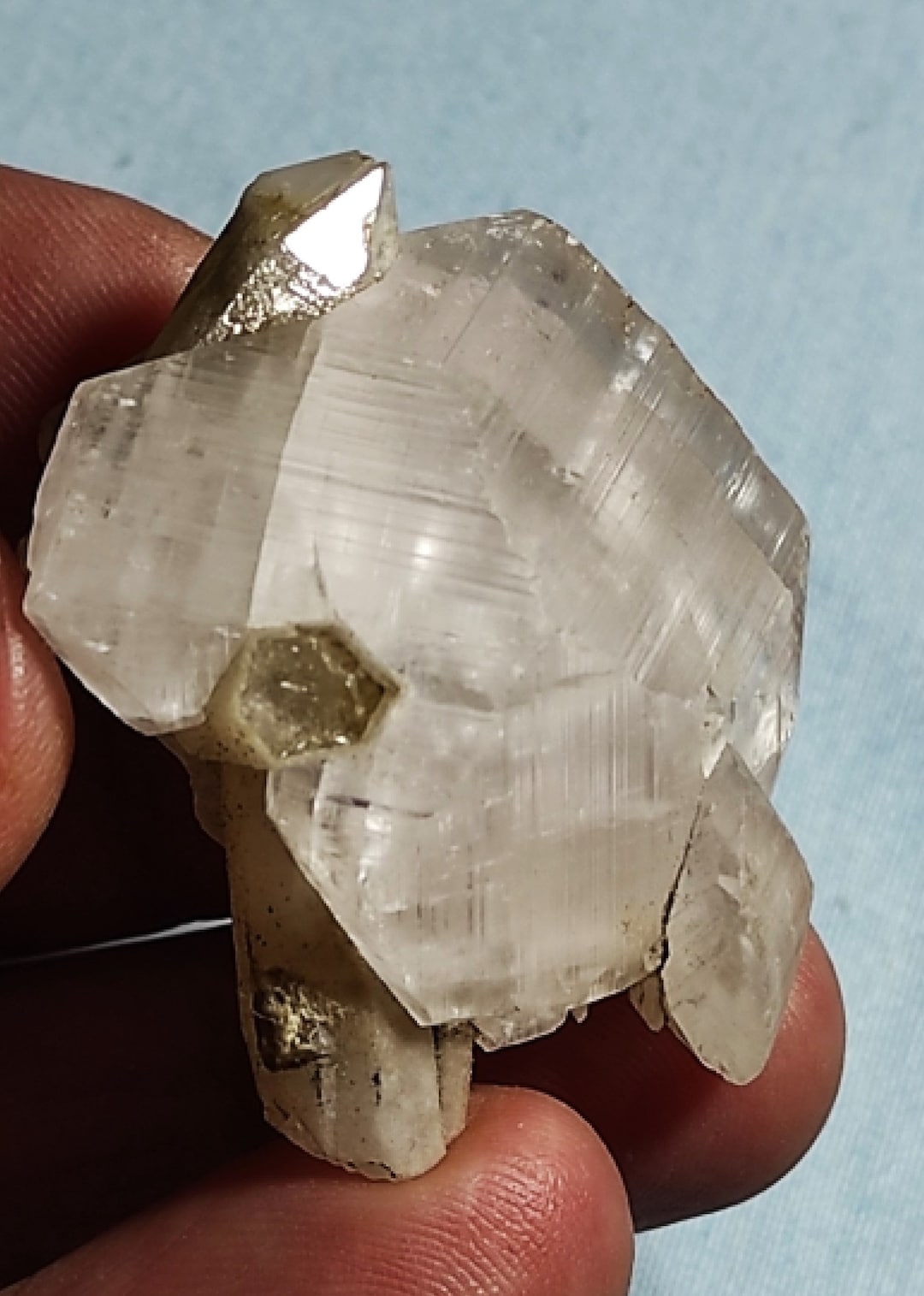 Amazing Calcite Crystals With Quartz Crystals From Famous Dalnegorsk ...