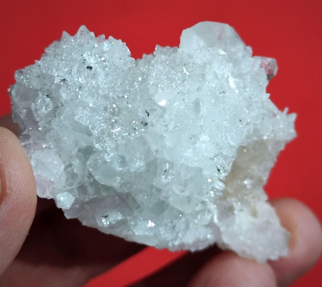 Sparkling Apophyllite Crystal Stalactites - India - Etsy