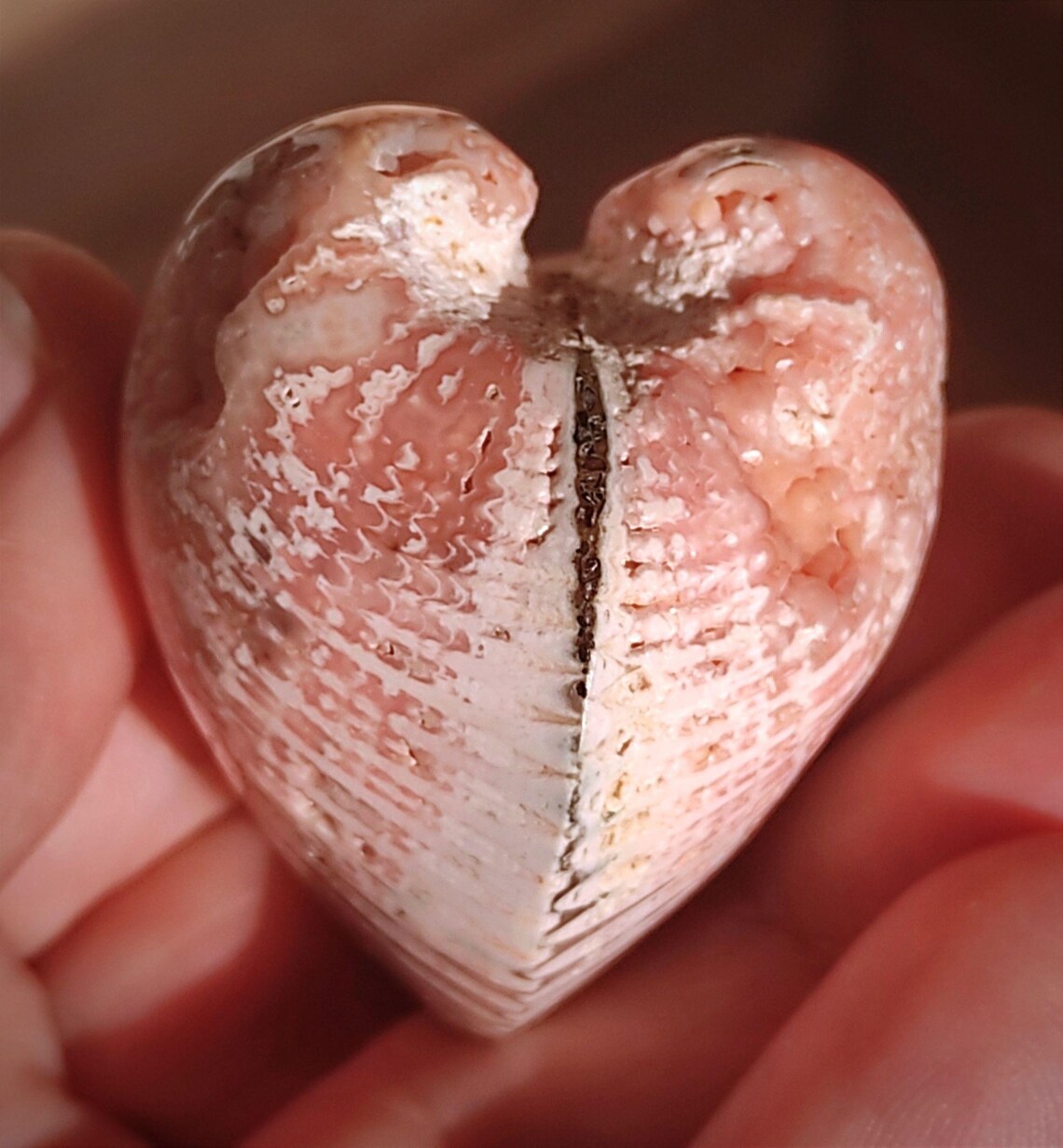 SUPER Top89gr.unique Very Rare Pink Rhodochrosite Full Pseudomorphose ...