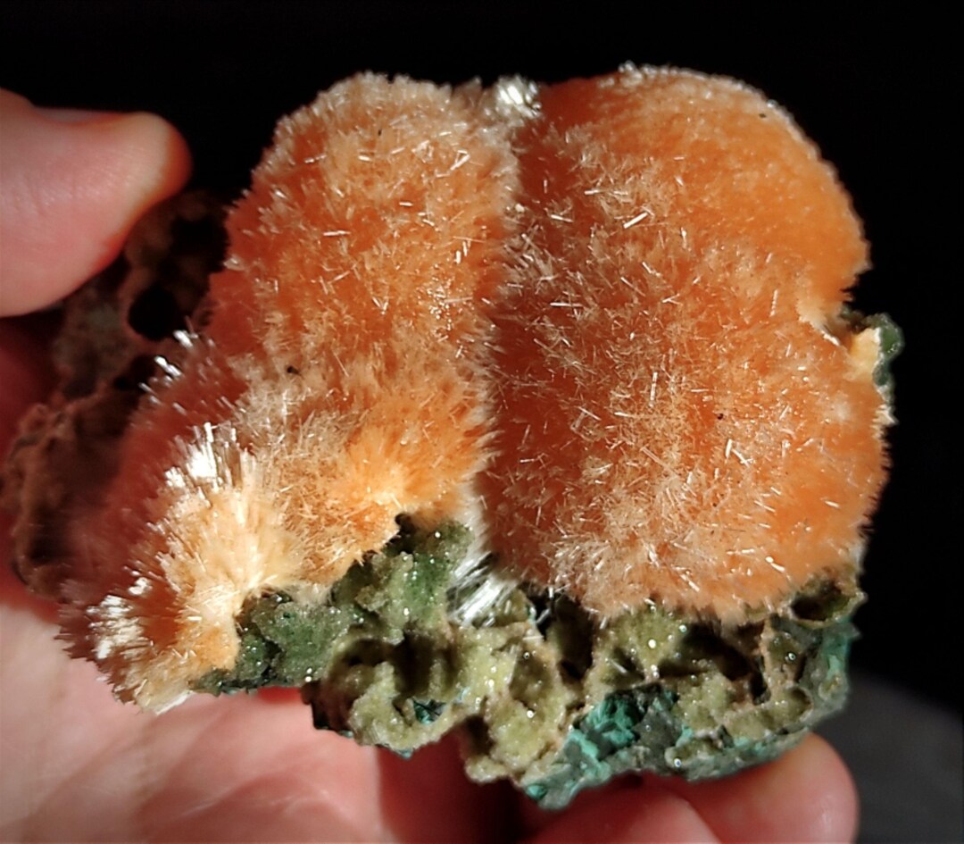 Stunning Orange Thomsonite Balls on Stilbite From India!!! - Etsy