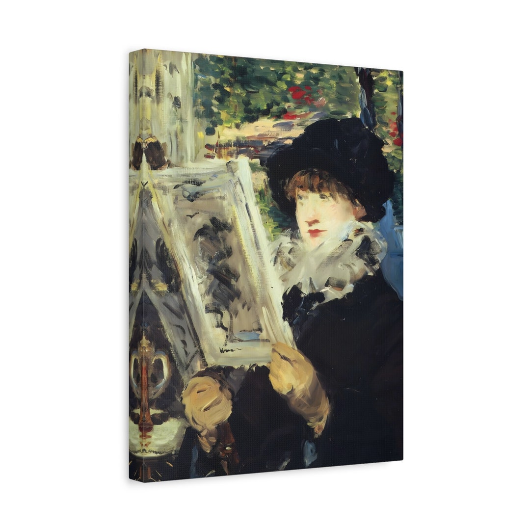 Edouard Manet Woman Reading Canvas Print Famous Artist - Etsy UK