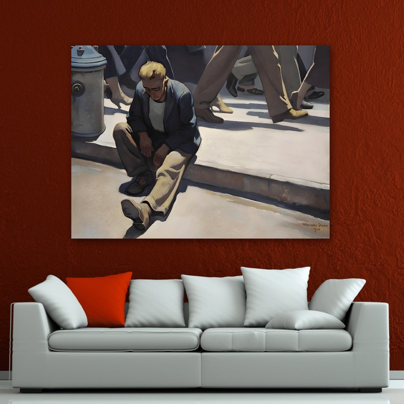 Maynard Dixon Forgotten Man Canvas Print Famous Artist - Etsy