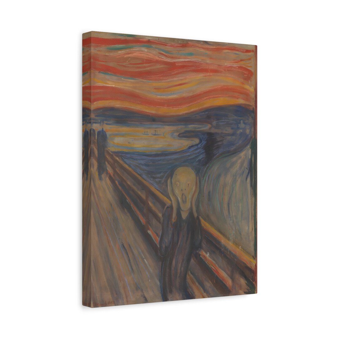 Edvard Munch the Scream Famous and Iconic Canvas Print, Stunning ...